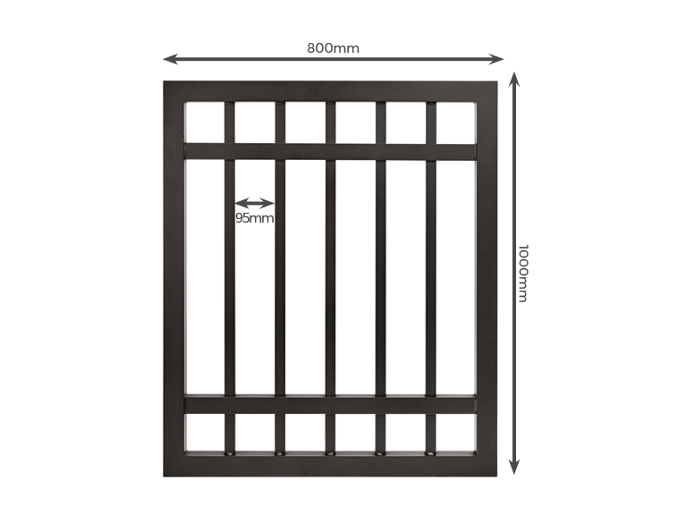 Balustrade Handrail Gate, Hinge and Latch Kit – Luxury Lawns Artificial ...